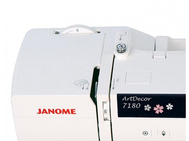 Компьютерная швейная машина Janome ArtDecor 7180 - Компьютеризированные ...